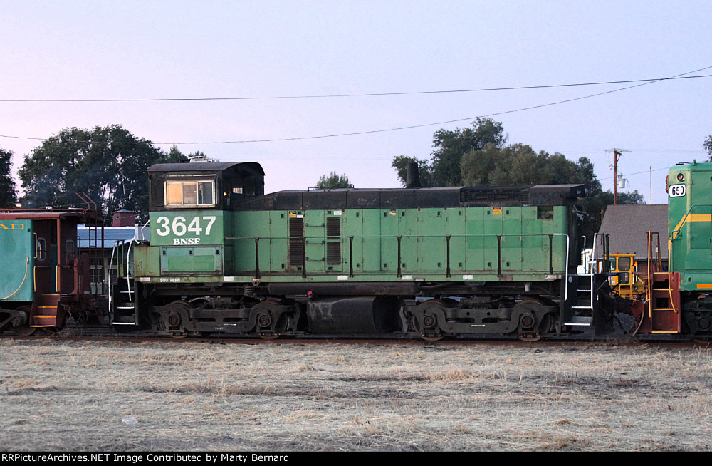 BNSF 3647 on Modoc Northern